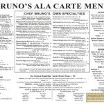 Menu - Bruno's Little Italy